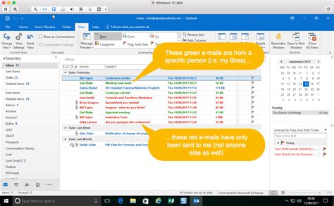 How To Color Categorize Incoming Emails In Outlook At Marsha Shain Blog