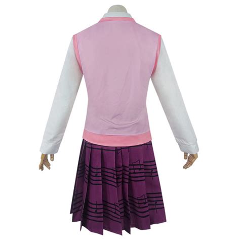 Danganronpa V3 Kaede Akamatsu Cosplay Costumes Women Dresses Anime Shirt Vest Skirt Socks Girl