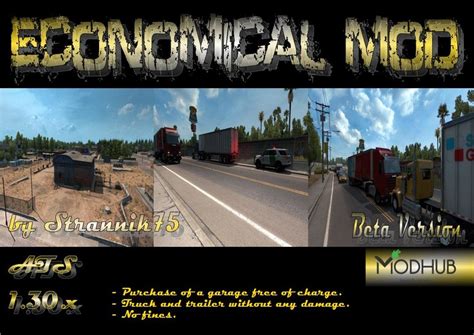 Ats Ats Economical Mod V Beta Mods Mod Für American Truck Simulator