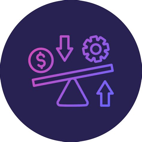 Leverage Line Circle Gradient Icon Design 48175375 Vector Art At Vecteezy