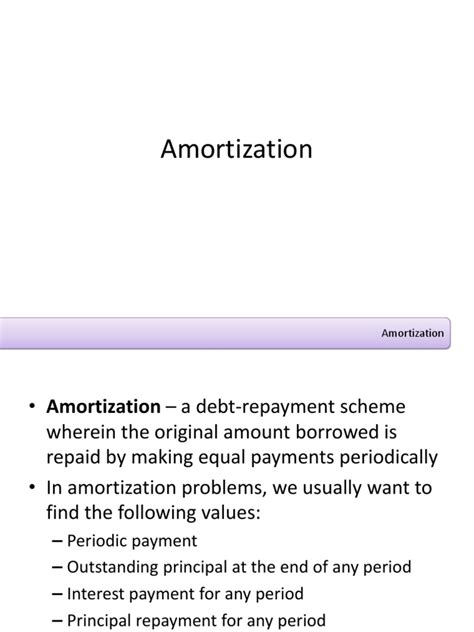 Amortization Part 1 Pdf Pdf Debt Loans