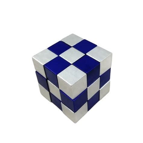 2022 새로운 금속 뱀 퍼즐 큐브 3d 두뇌 티저 금속 퍼즐 Buy 3d Metal 퍼즐 뇌 티저 2018 Metal 뱀 Cube Product On
