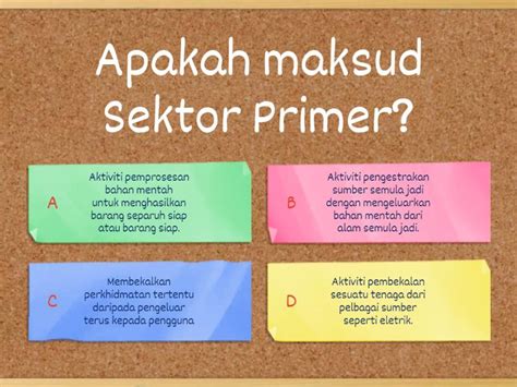 Sektor Perniagaan Quiz