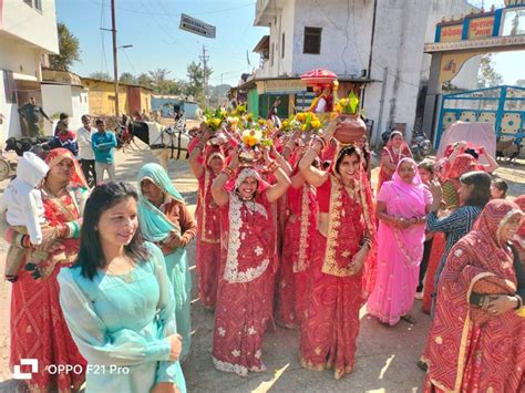 Kalash Yatra Started Before The 7 Day Long Shrimad Bhagwat Katha 7