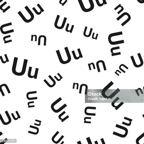 文字 U 大文字と小文字シームレスパターン白い背景のアイコン アイコンのベクターアート素材や画像を多数ご用意 アイコン