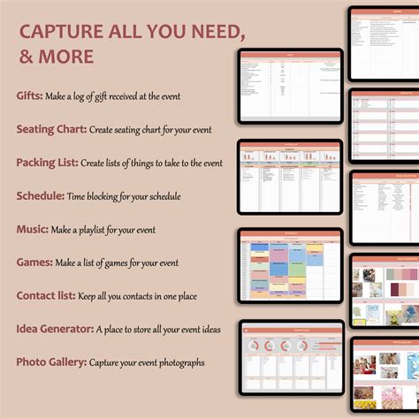 Excel Event Planner Template Excel Digital Event Planner Spreadsheet Event Party Budget Tracker