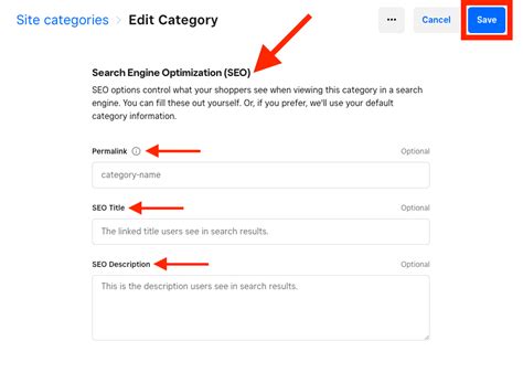 SEO Settings For Square Online Items And Categories Square Support