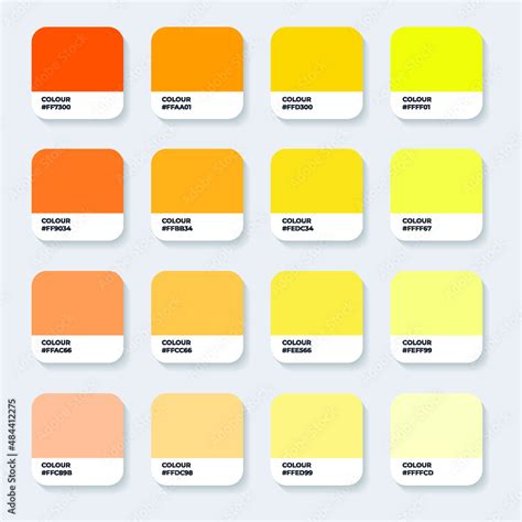 เวกเตอร์ Stock Color Pantone Trend Colour Guide Palette Catalog