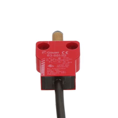 Crouzet Limit Switch Metal Roller Plunger SPDT DB A W Meter Cable Bottom