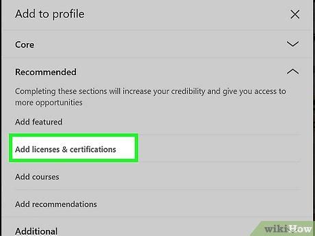 How To Add A Certificate And Licenses To Your LinkedIn Profile