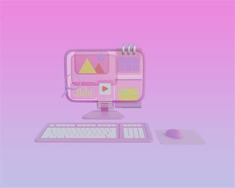 Premium Psd Psd 3d Render Computer Illustration