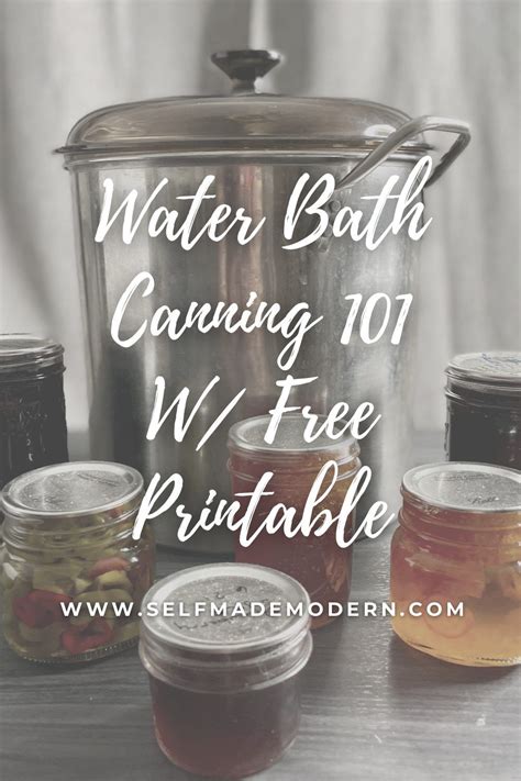 Water Bath Canning Basics W Free Printable Guide Artofit