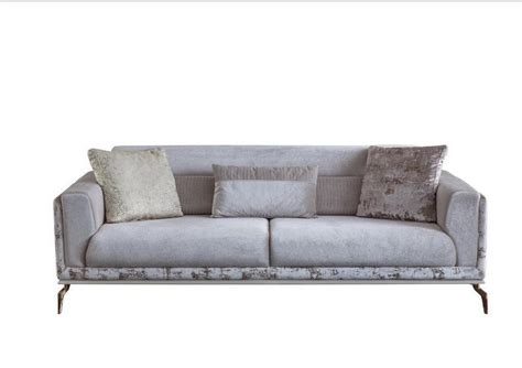 Jvmoebel 3 Sitzer Modern Sofa 3 Sitzer Möbel Weiße Farbe In Wohnzimmer
