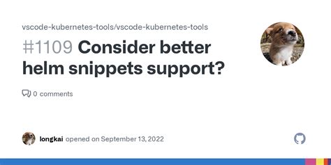 Consider Better Helm Snippets Support Issue 1109 Vscode
