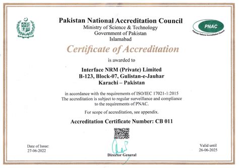 Accreditation Interface Nrm Pakistan Leading Testing Inspection And Certification Company