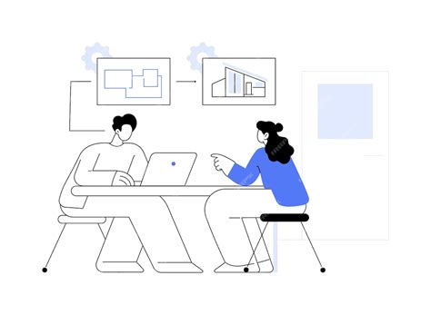 Premium Vector Architecture Software Abstract Concept Vector Illustration