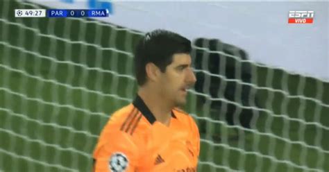 Thibaut Courtois Y Su Atajadón Que Evitó Gol De Kylian Mbappé En Real