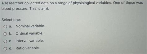 Solved The Following Statements Describe Which Study Design Chegg
