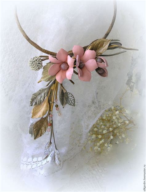 Колье из кожи и камней в интернет магазине на Ярмарке Мастеров Черноголовка доставка по