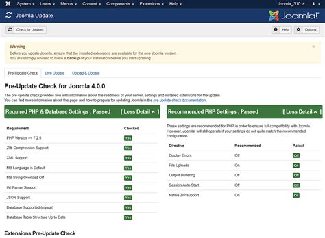 Joomla 3x To 4x Step By Step Migration Joomla Documentation