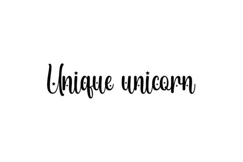 Unique Unicorn Font Free Font Download
