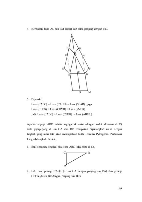 23 Cara Pembuktian Teorema Pythagoras