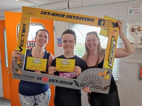 Blind Gateshead Teenager With Brain Tumour Thrilled By Skydive To