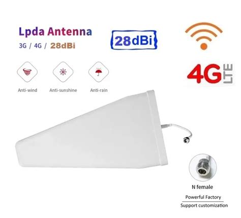 เสาอากาศ 4g 3g Lpda Antenna 28dbi High Gain Outdoor Directional Booster