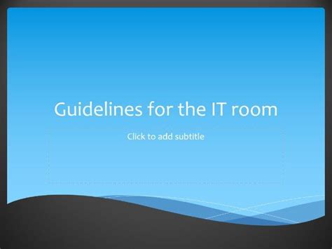 Guidelines For Classroom Teaching Resources