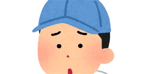 労働災害にあった男性作業員のイラスト（三角巾） かわいいフリー素材集 いらすとや