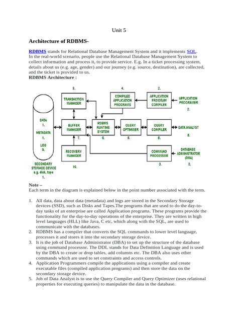 Dbmsunit5 Pdf Databases Relational Database