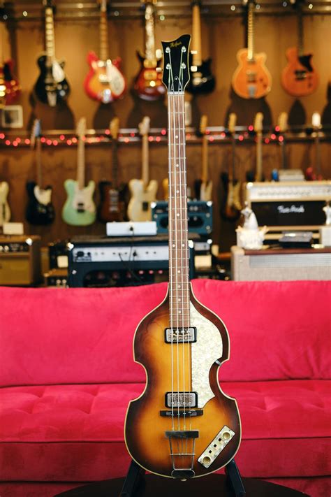 Hofner 5001 Reissue V62 Mersey Violin Bass Made In Germany • La