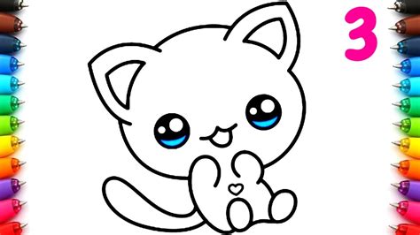Dibujo Gatito Kawaii Colorear Rincon Dibujos Dibujos Kawaii Images Porn Sex Picture