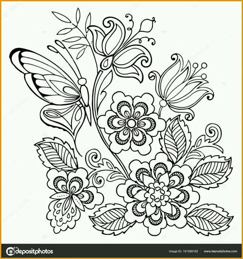 Perfekt Blumenmotive Zum Ausdrucken Abbild Ausmalbilder Ideen