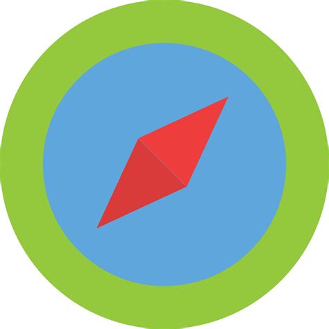 Compass Location Map Flat Color Icon Vector Icon Banner Template 13417165 Vector Art At Vecteezy