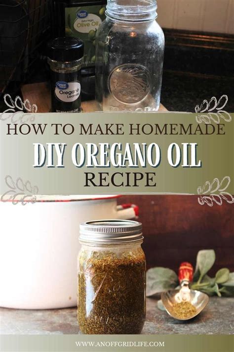 Homemade Diy Oregano Oil Recipe