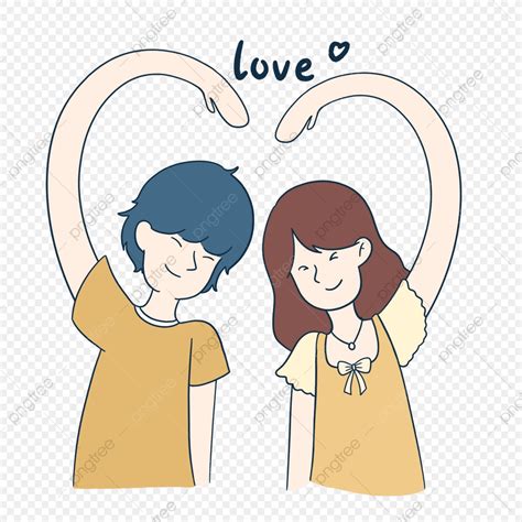 한국어로 표현 사랑 일러스트 부부 이모티콘 한국 남자 귀엽다 단순한 Png 일러스트 및 Psd 이미지 무료 다운로드