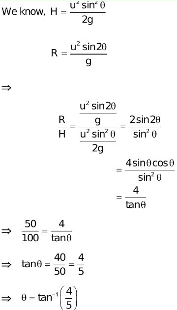 Motion In Plane Numerical On Projectile Motion Class 11 Nootan Isc