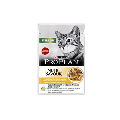 Pro Plan Gato Nutrisavour Sterilised Molho Frango Racivet