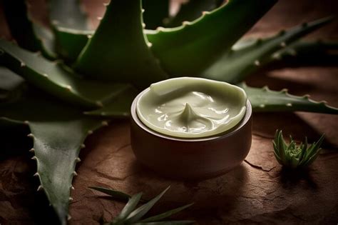 Premium Ai Image Aloe Vera Cream