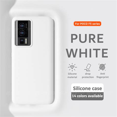สําหรับ Xiaomi Poco F5 Pocof5 Pro เคสโทรศัพท์ ซิลิกาเจลเหลว แบบแข็ง