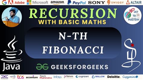 Find N Th Fibonacci Using Recursion Gfg Dsa Java Tamil