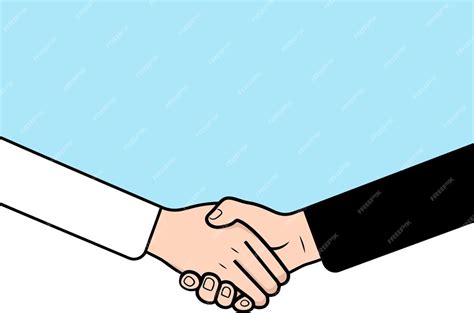 Рукопожатие обязательстваЕдинство через рукопожатие Премиум векторы