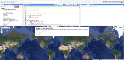 Github Connorshiggins Google Earth Engine And Icebergs This Code Uses Arcticdem Version