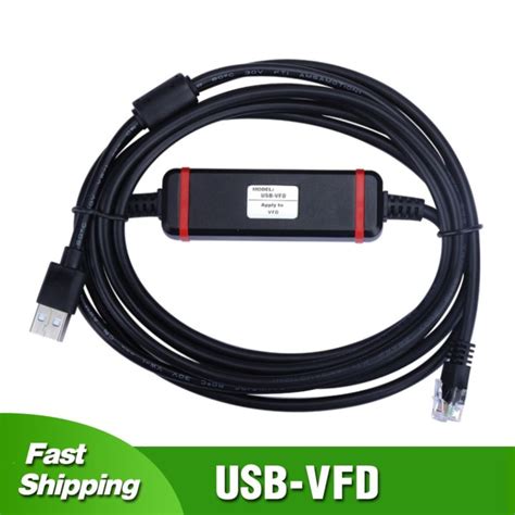 USB VFD For Delta VFD E EL ED CH Series Frequency Converter Debugging Download Cable VFD