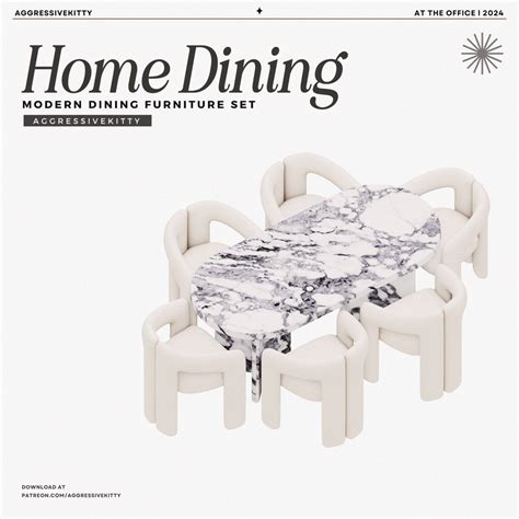 Aggressivekitty Home Dining Furniture Set Patreon Aggressivekitty