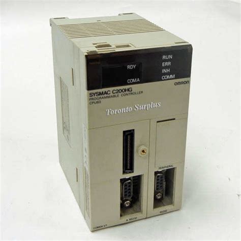 Omron C200HG CPU63 E C200HGCPU63E CPU Module 16K W RS232 1184 I O PLC PROGRAMMABLE LOGIC