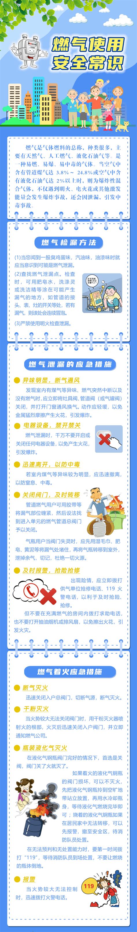 一图学习燃气安全知识泄漏宣教中心应急