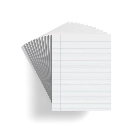 Staples Notepad 8 5 X 11 Us Letter Wide Ruled White 50 Sheets