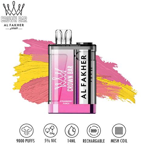 Al Fakher Crown Bar Strawberry Punch Only